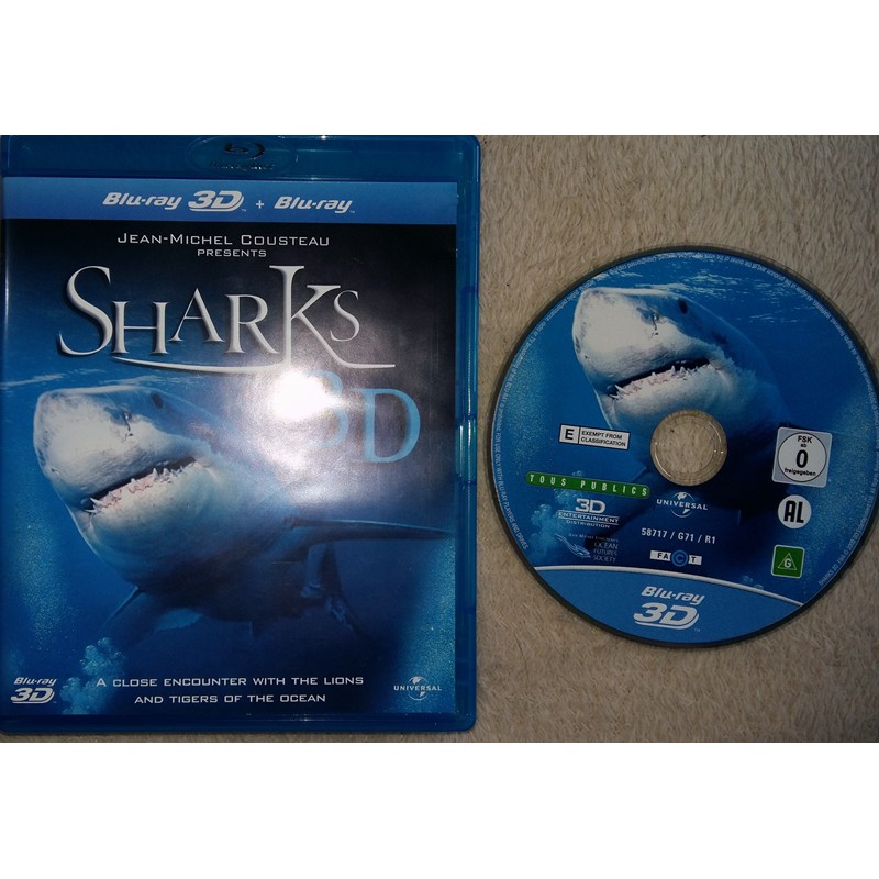 BLU-RAY ORIGINAL SHARKS 3D (IMPORTADO) | Shopee Brasil