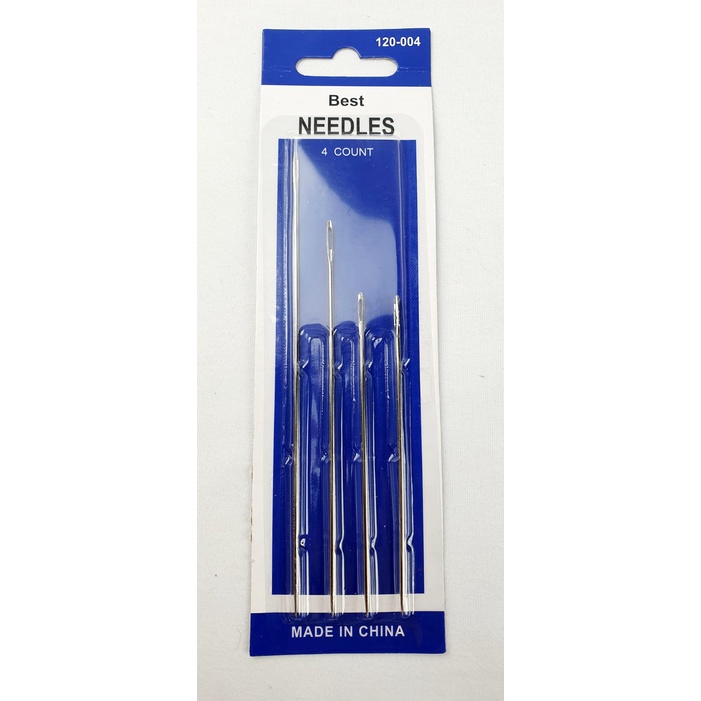 Kit Agulhas Longas Para Costura - Com 3 Tamanhos | Shopee Brasil