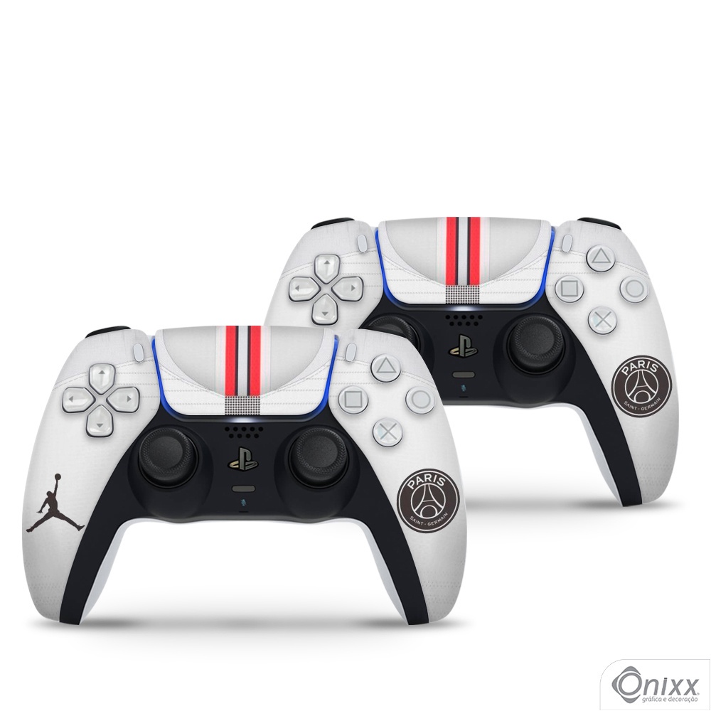 Skin PS5 JOYSTICKS Adesiva PSG White | Shopee Brasil