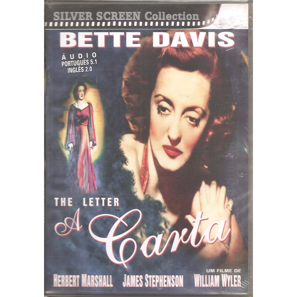 DVD A CARTA (THE LETTER) - BETTE DAVIS HERBERT MARSHAL JAMES STEPHENSON ...