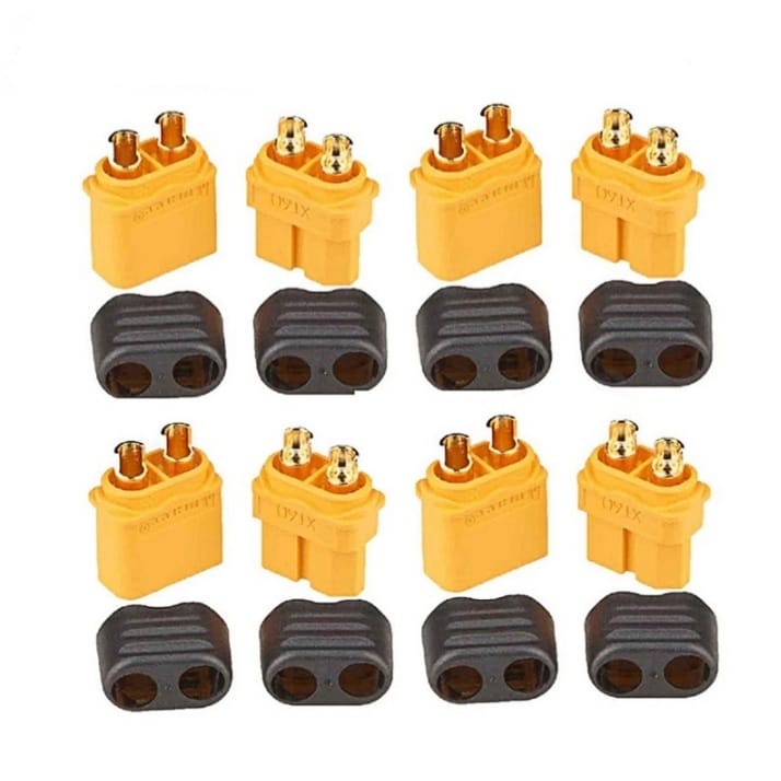 Conector XT60 PAR (1 macho + 1 fêmea) | Shopee Brasil