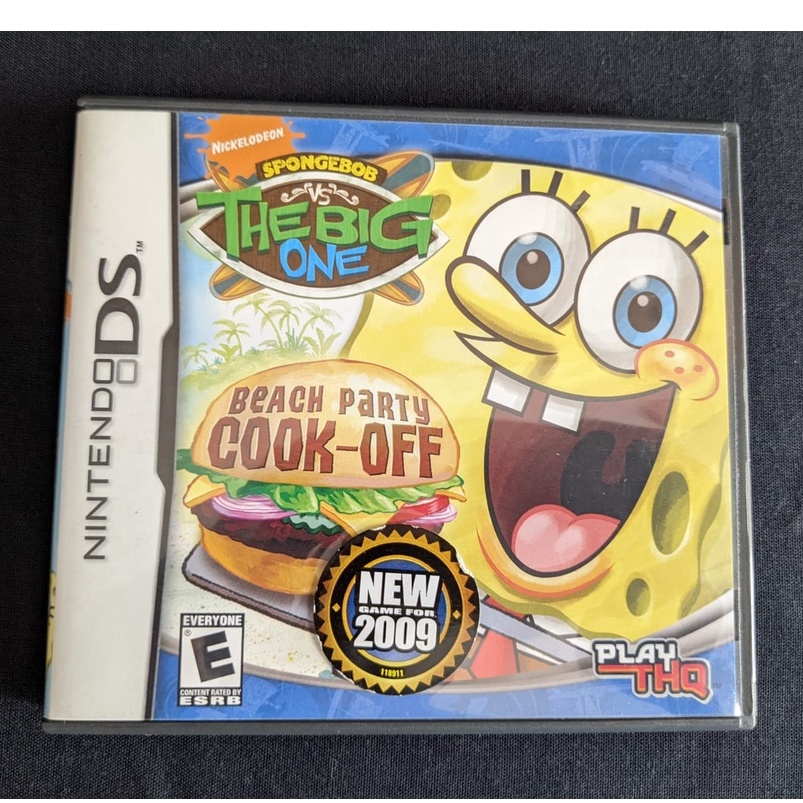 SpongeBob Beach Party Cook-Off - Nintendo DS (Bob Esponja) | Shopee Brasil