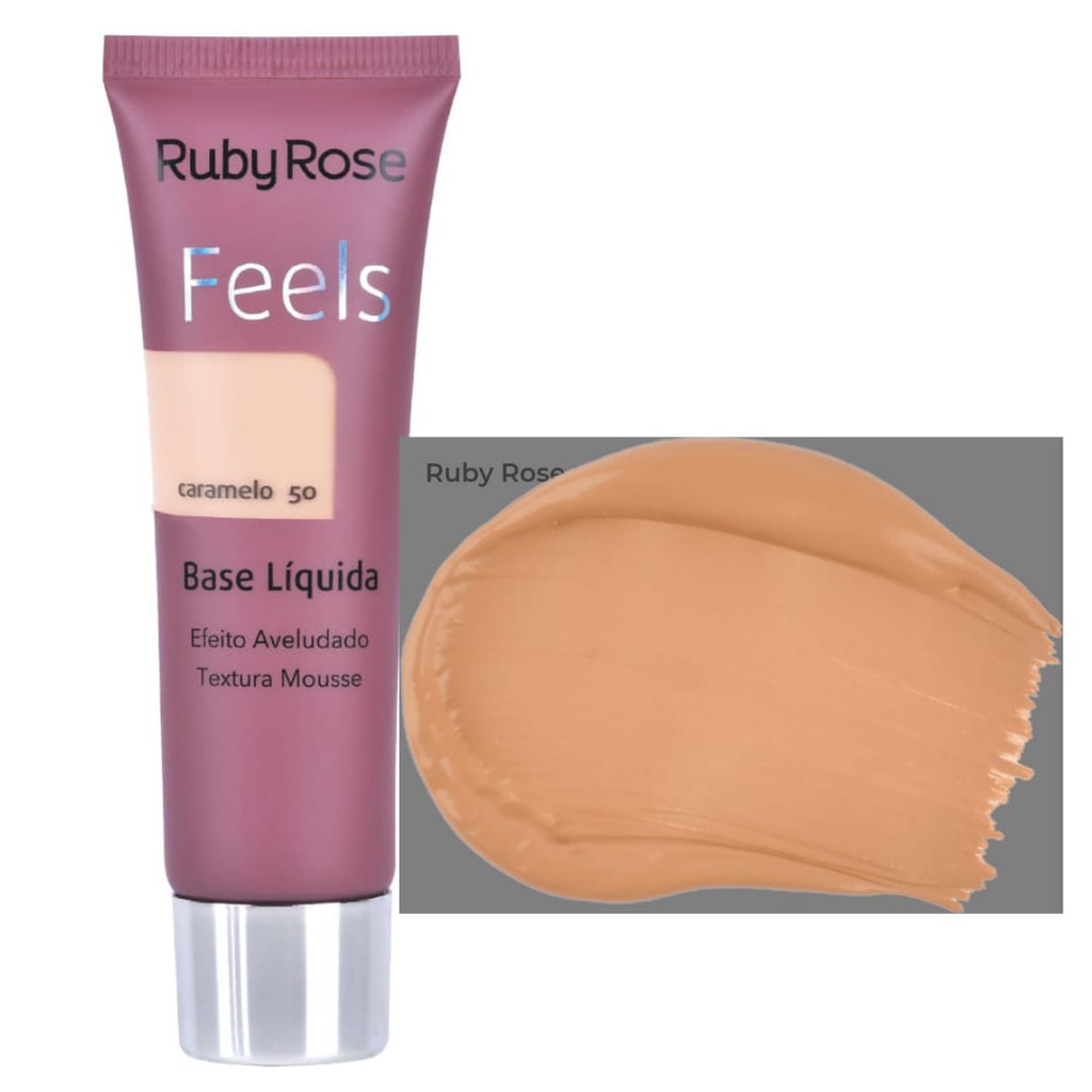 Base Líquida Feels - Ruby Rose Grupo 2. | Shopee Brasil