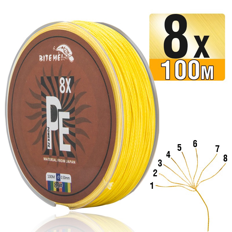 Lenza PE 8 Fili Linea Intrecciata 1000m 8 Fili Intrecciati Linea Di ...