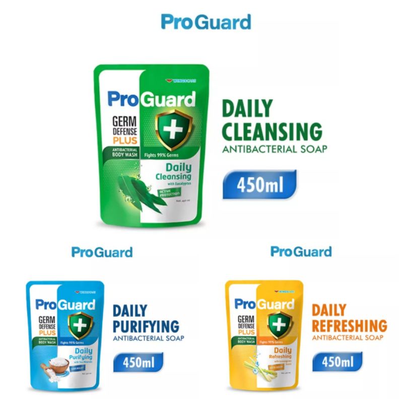 Bolsa Antibacteriana De Lavagem Corporal PROGUARD 450ml | Shopee Brasil