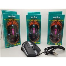 Mouse Gamer Rgb Color Usb P/ Pc E Notebooks M39 | Shopee Brasil