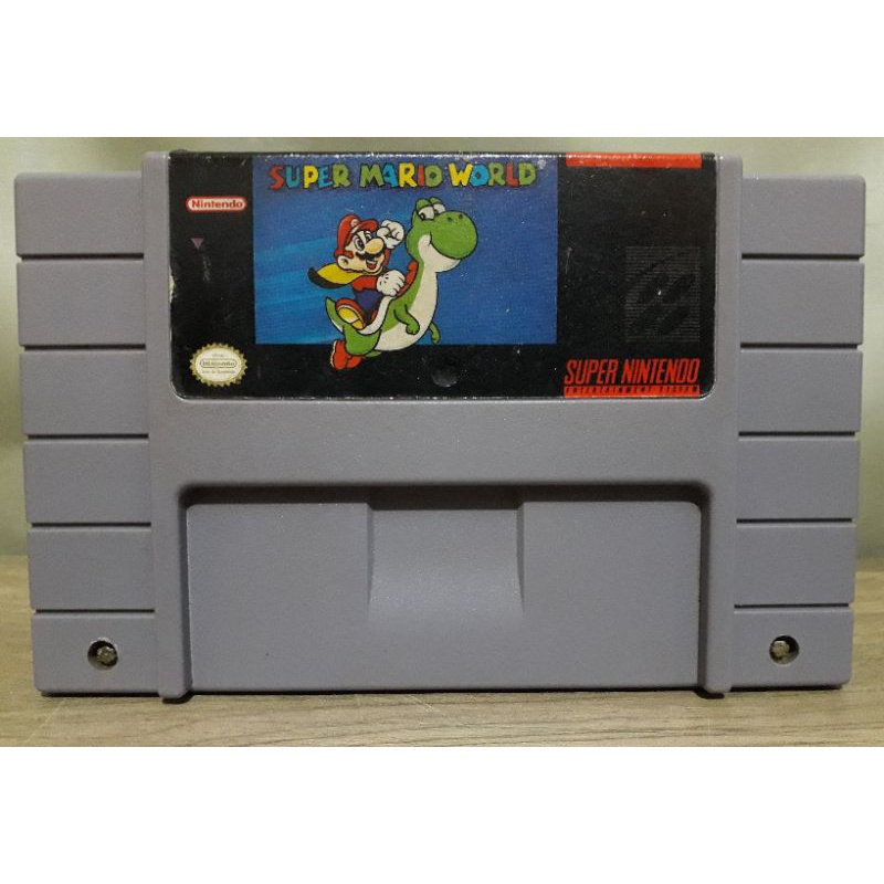 Super Mario world, cartucho original de Super Nintendo Americano, SNES ...