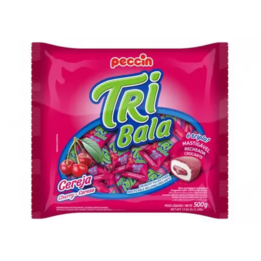 Tri Bala Cereja 500g - Peccin | Shopee Brasil