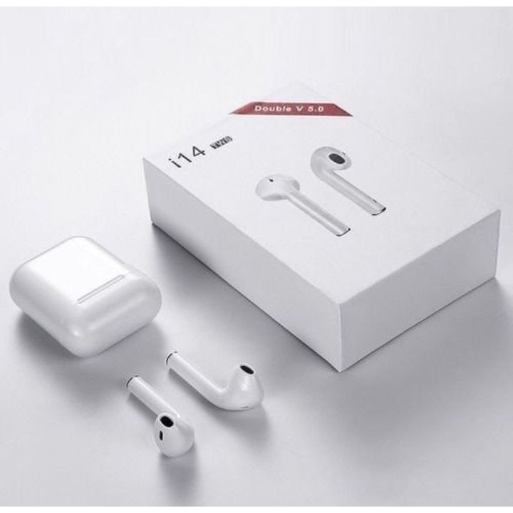 Fone De Ouvido Sem Fio I14 Tws Branco Com Bluetooth 5.0 | Shopee Brasil
