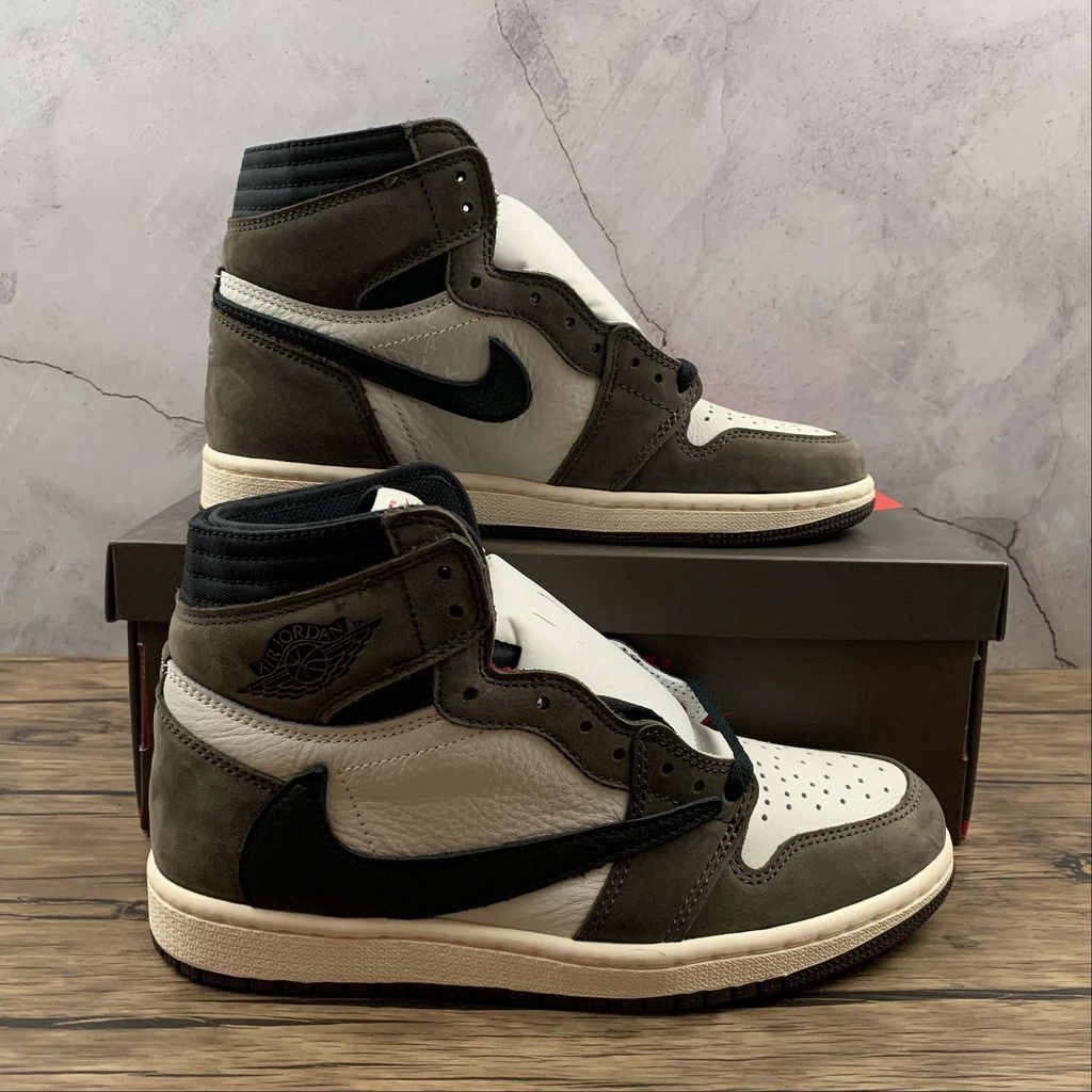 Travis Scott Air Jordan 1 Alto | Shopee Brasil