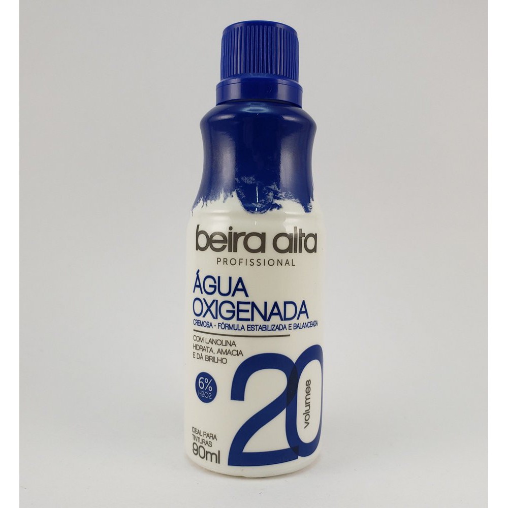Água Oxigenada Beira Alta Cremosa volume 20 de 90ml | Shopee Brasil