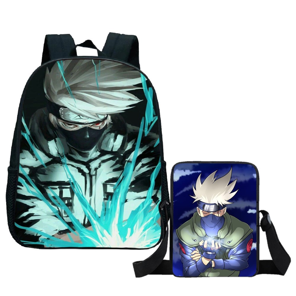 Kit Mochila e Lancheira Kakashi Anime | Shopee Brasil