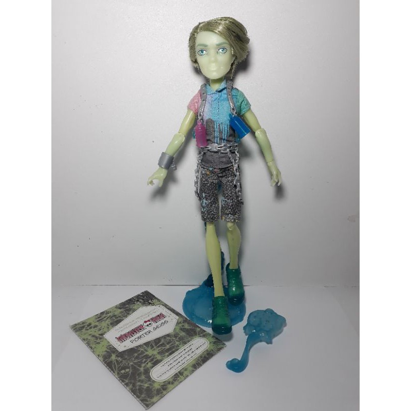 Boneco Monster High Porter Geiss Haunted Student Spirits | Shopee Brasil