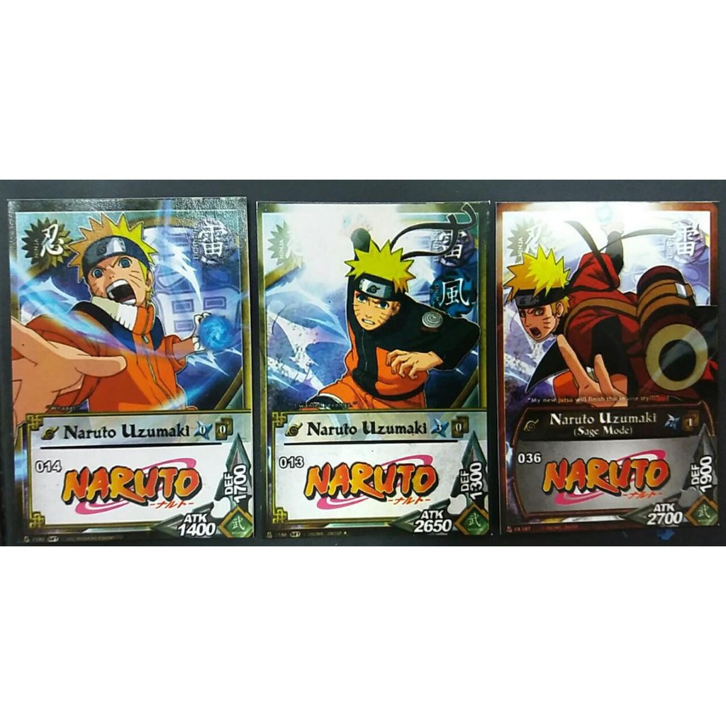 Kit 12 Cards Naruto - Sortido - Colecionável | Shopee Brasil