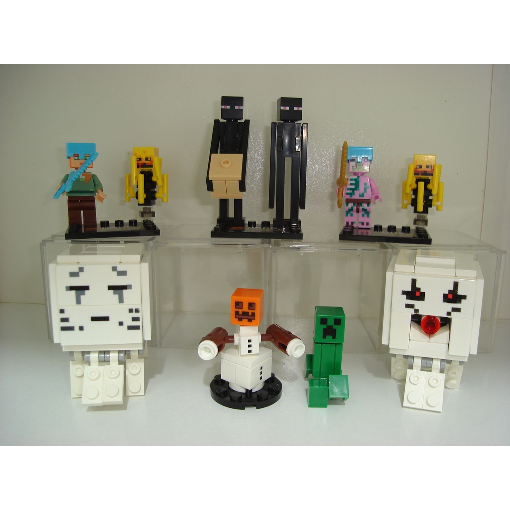 M I N E C R A F T Enderman, Alex, Ghast, Pigman, Creeper | Shopee Brasil