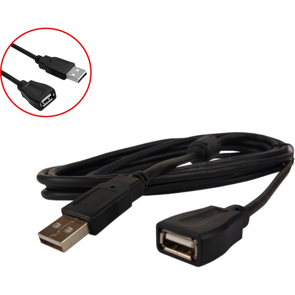 Cabo extensor USB com 3 metros de comprimento e filtro | Shopee Brasil