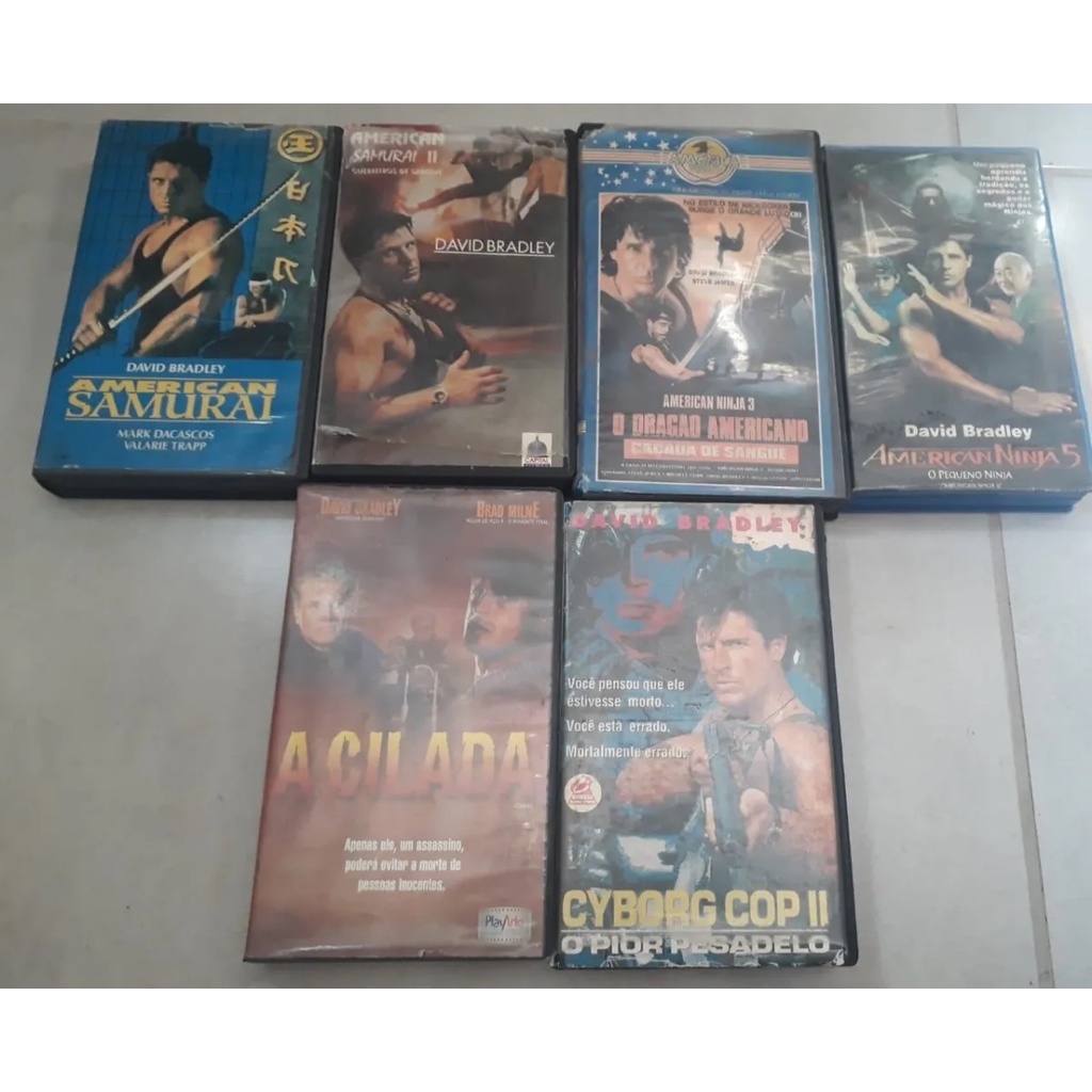 Vhs dvd David Bradley - Ineditos leia | Shopee Brasil