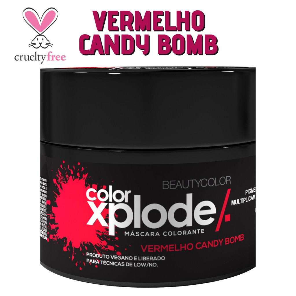 Linha Color Xplode Mascara Colorante Vermelho Candy Bomb Matizante 300g ...