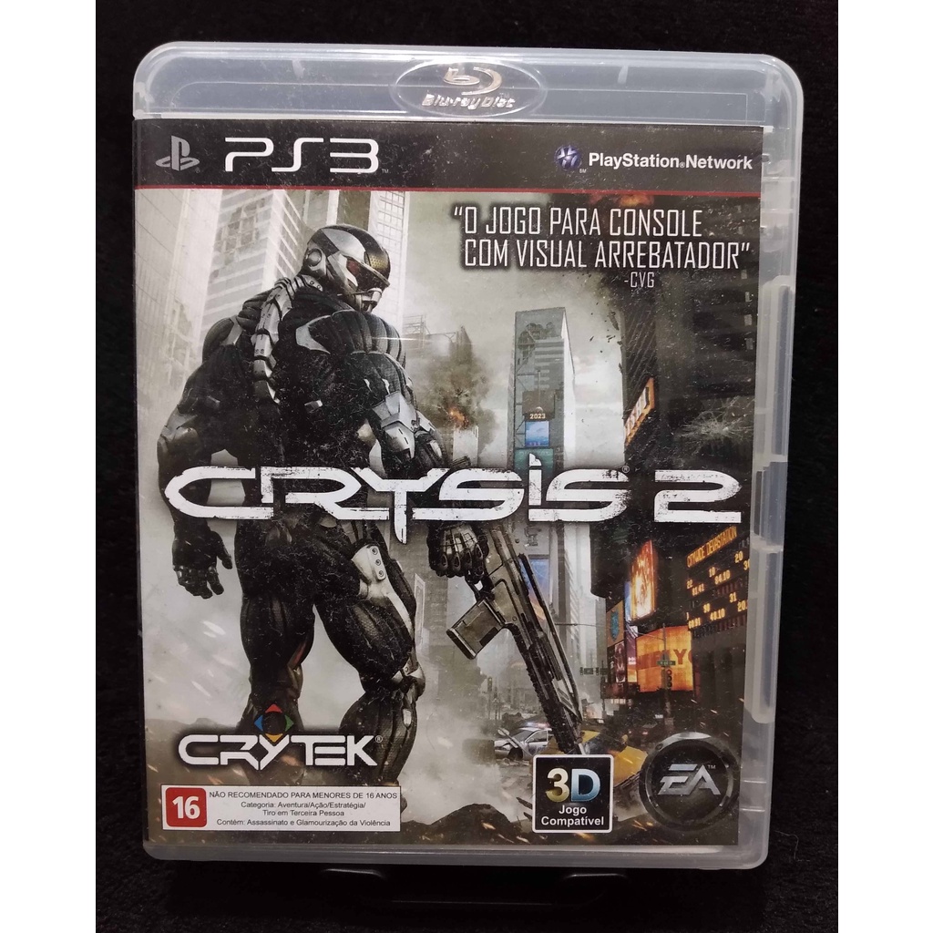 Jogo Crysis 2 - PS3 - Mídia Física - Seminovo - ORIGINAL | Shopee Brasil