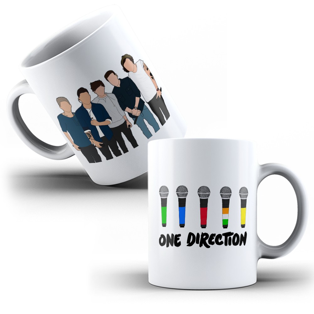 Caneca Porcelana Interativa One Direction (Harry, Louis, Niall, Zayn e ...