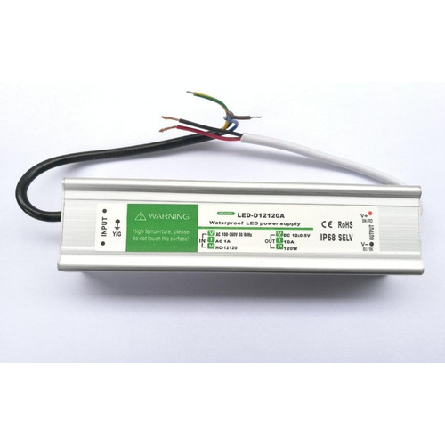 5 Fonte Blindada 12v 10a 120w Ip68 Prova D'agua Bivolt 100% | Shopee Brasil