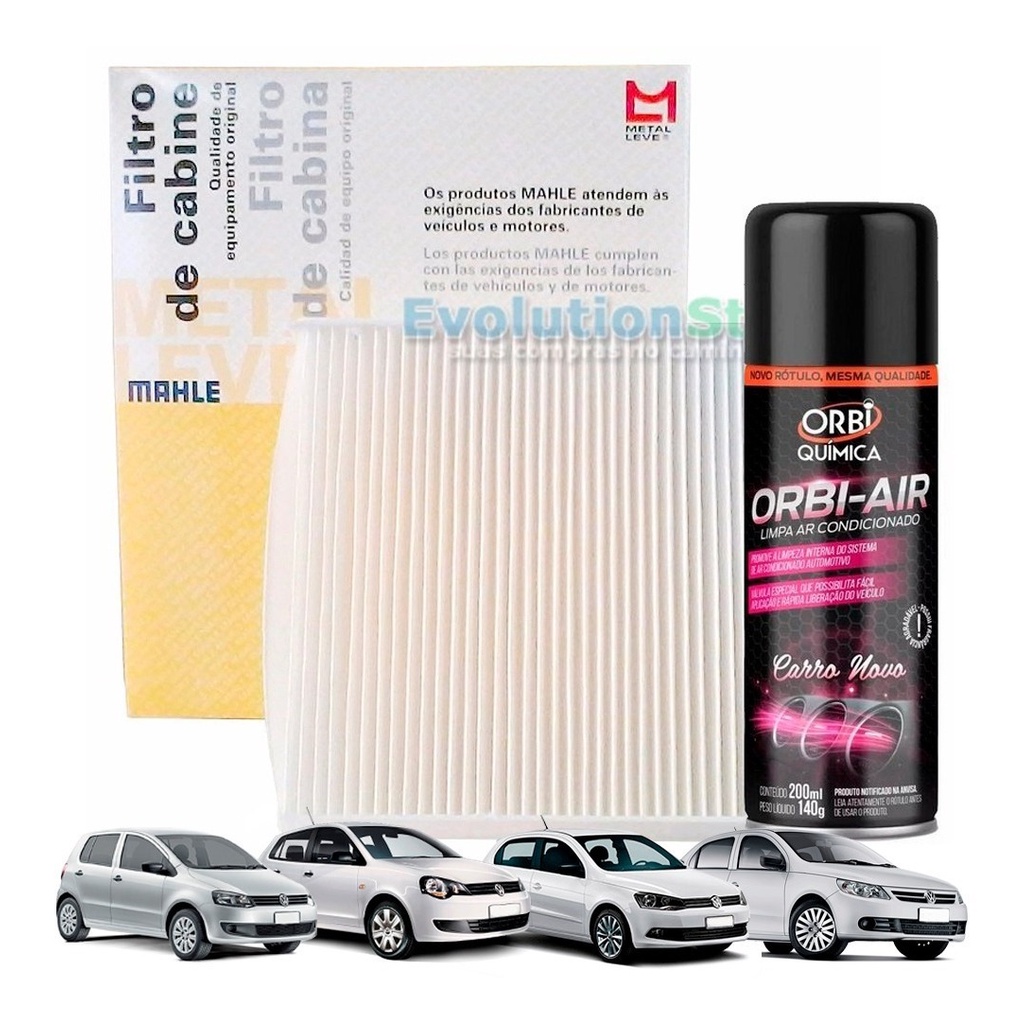 Filtro De Cabine Ar Condicionado Gol Voyage Saveiro G5 G6 G7 Polo Fox ...