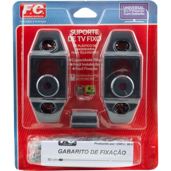 Suporte Fixo De Parede Para Tv Universal 10 A 72 Polegadas Lcd Plasma ...