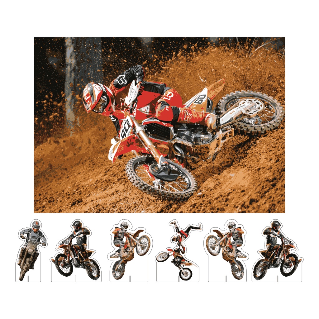 Kit Display De Mesa + Painel Motocross | Shopee Brasil