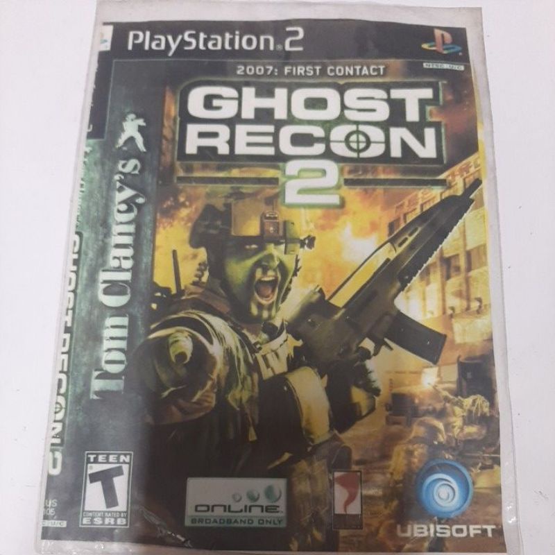 ps2 ghost recon 2 raridade novo | Shopee Brasil