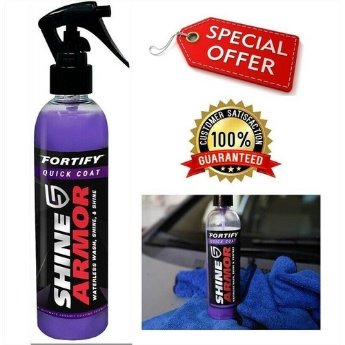 Kit Fortify Shine Armor, Importado Dos Eua, Lava, Encera E Sela A ...