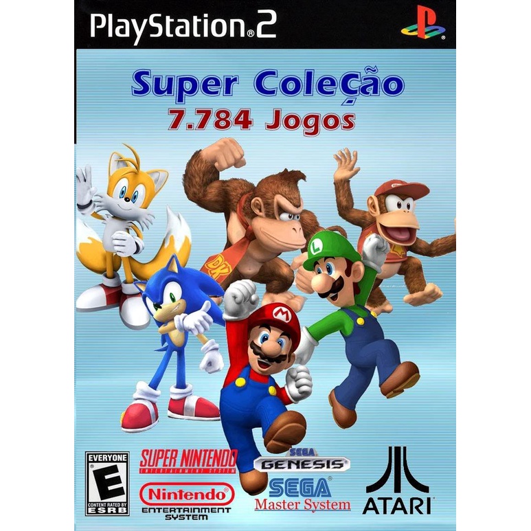 Dvd multi plataforma para ps2 snes, atari, mega e outros | Shopee Brasil