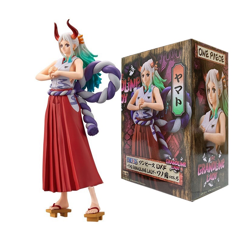 Anime One Piece DXF Yamato Kozuki Hiyori Action Figure PVC Collectibles ...