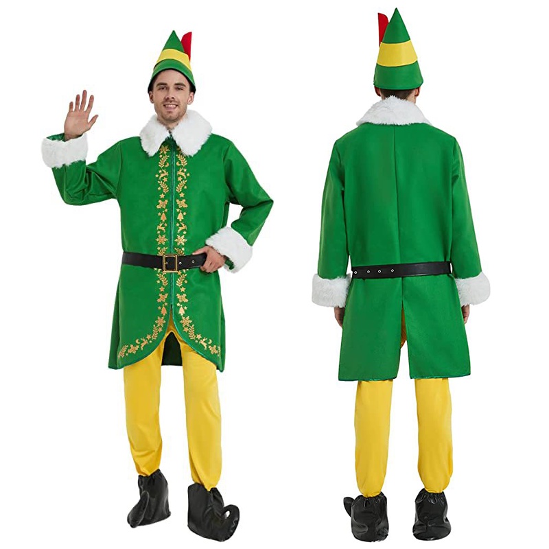 Traje Elf Roupa Masculina Para Reuniões De Véspera De Ano Novo ...