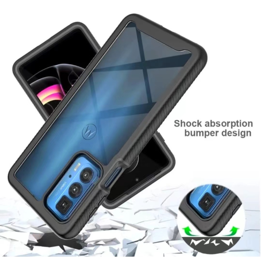 Capa Capinha Anti impacto 360 Compativel Com Motorola Moto Edge 20 Pro - Faz a Boa!