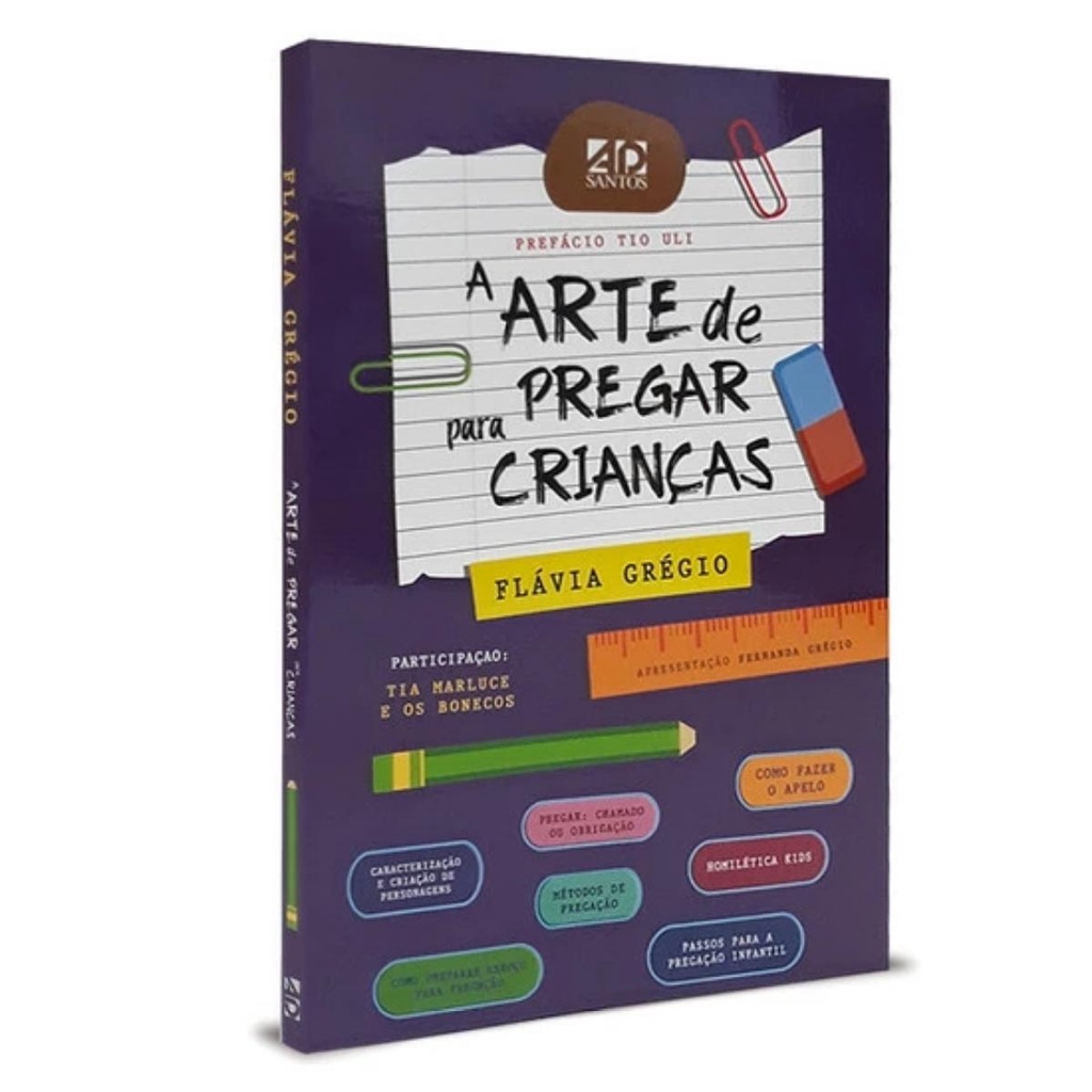 A Arte de Pregar para Crianças -Ad Santos | Shopee Brasil