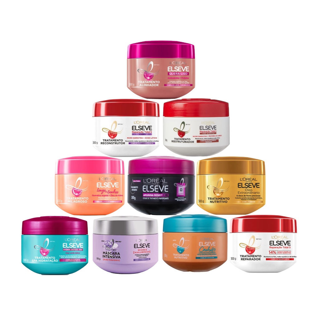 Creme de Tratamento Elseve 300g | Shopee Brasil