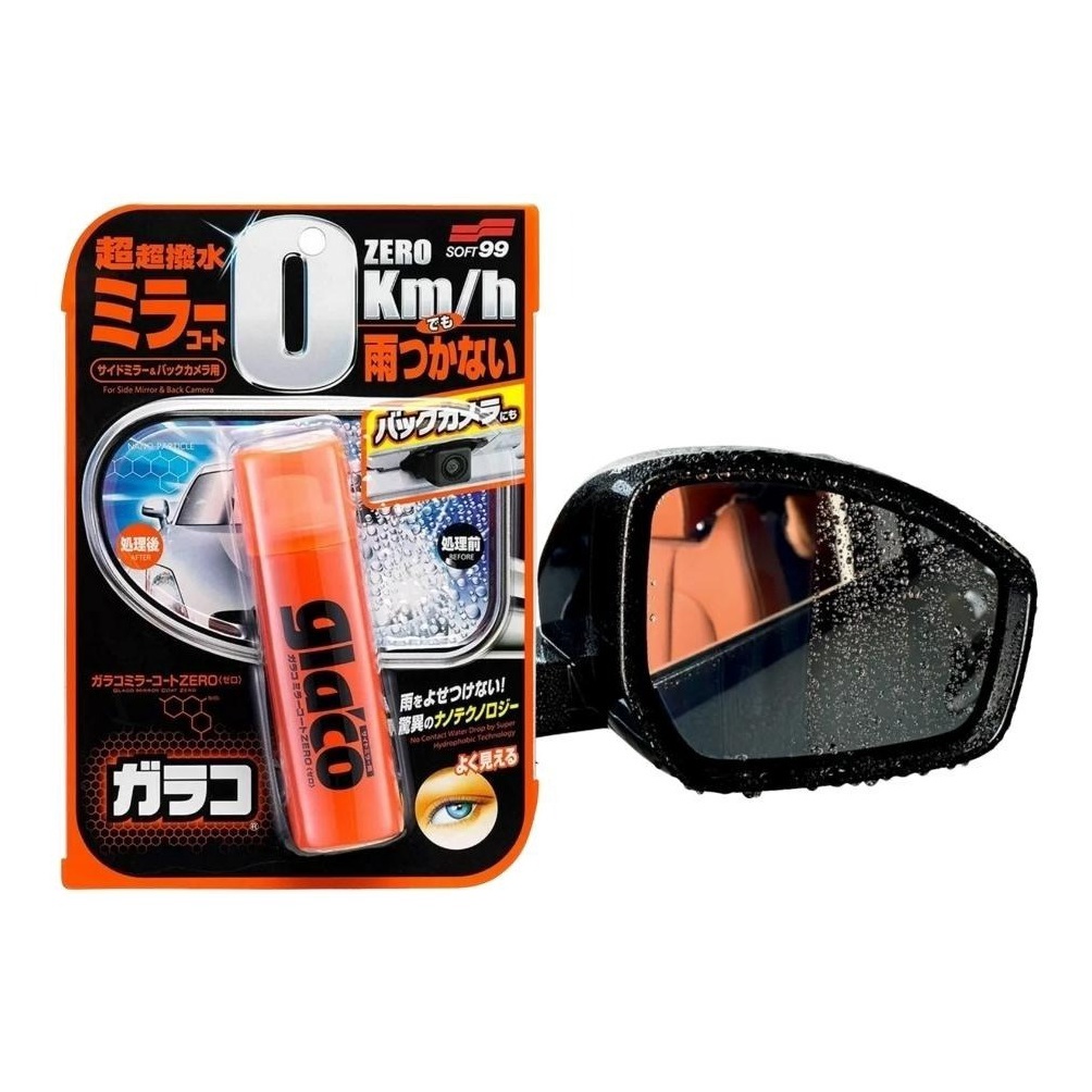 Glaco Zero - Ultra Repelente De Água - 40Ml - Até 2 Meses - Retrovisores Câmeras De Ré - Soft99 ...