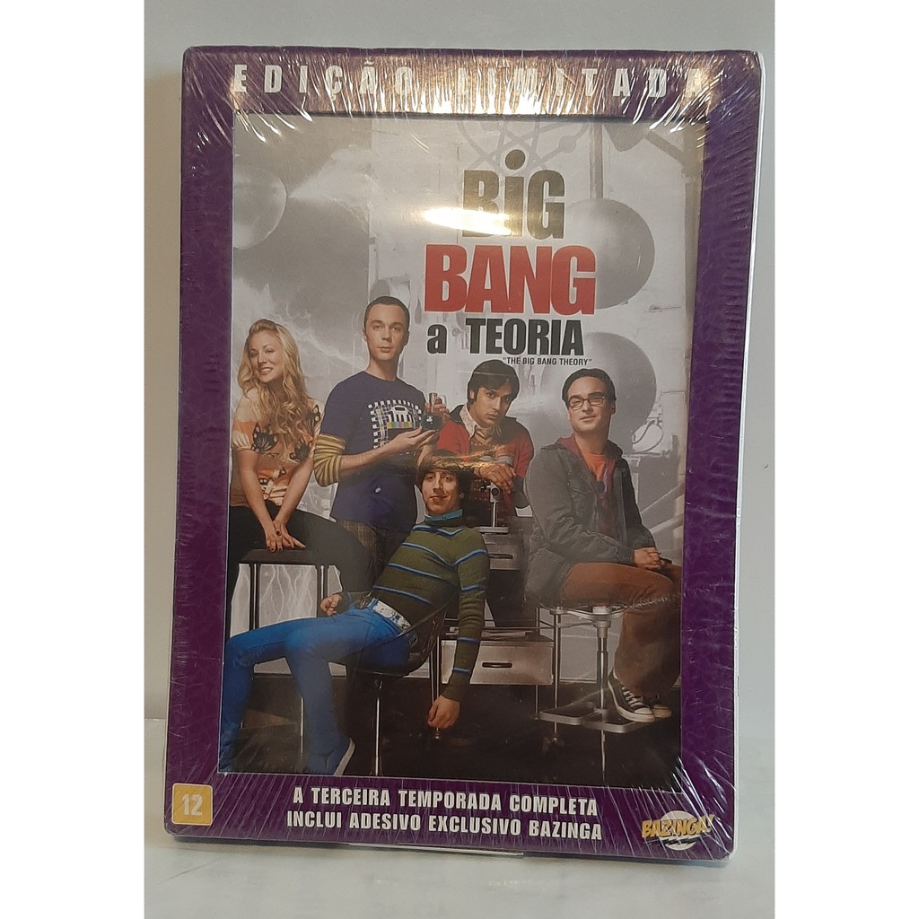 DVD The Big Bang Theory 3ª Temporada Completa (Lacrado) | Shopee Brasil