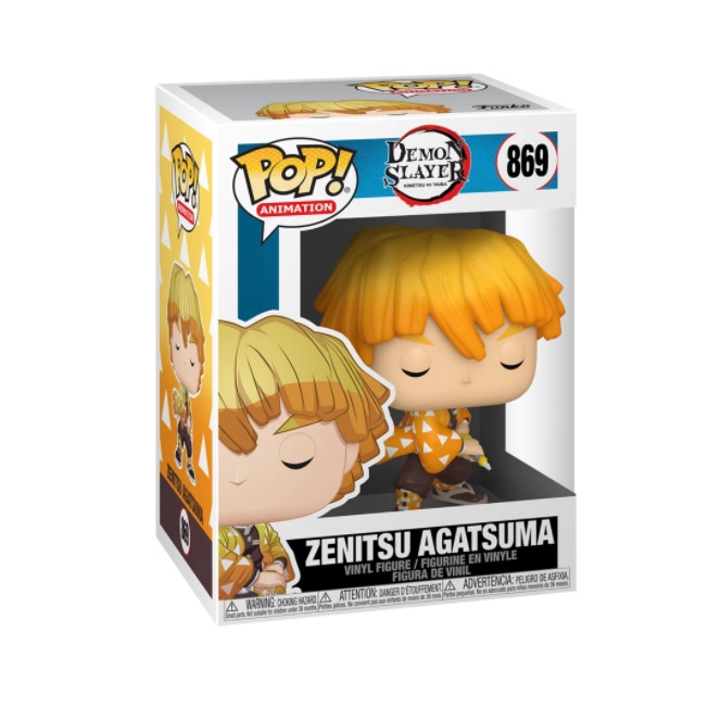 Funko Pop - Zenitsu Agatsuma #869 | Shopee Brasil
