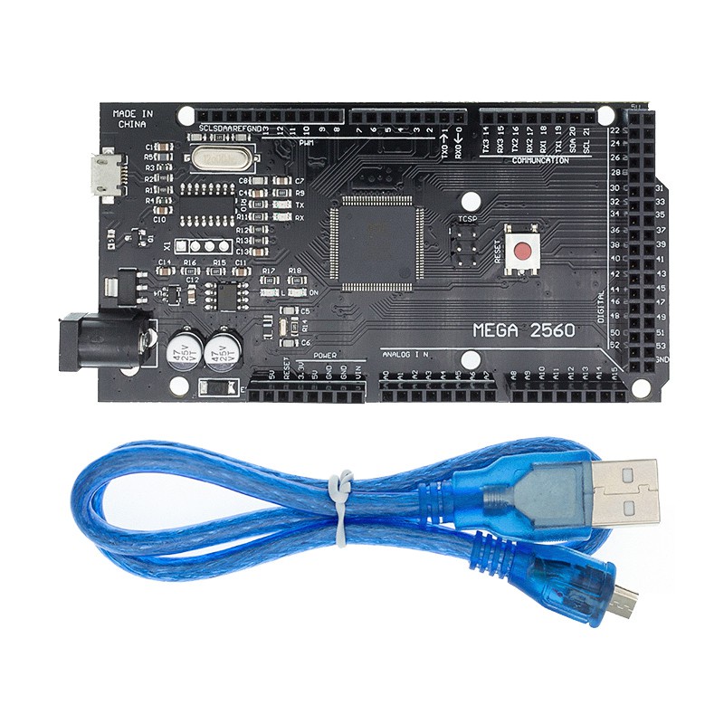 MEGA2560 MEGA 2560 R3 (ATmega2560-16AU CH340G) Placa De Desenvolvimento USB AVR MEGA2560 Para ...