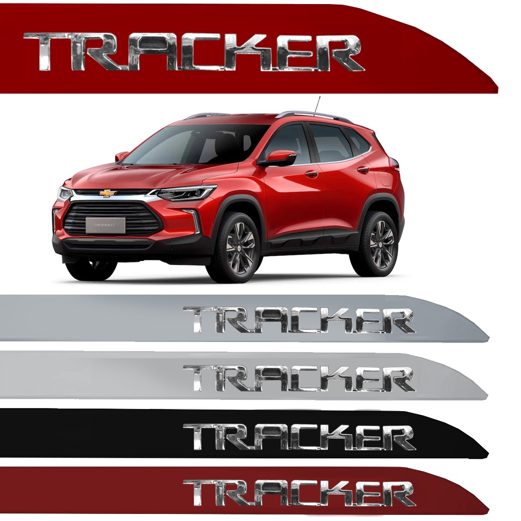 Friso Lateral Gm Nova Tracker 2020 2021 2022 Escrita Cromada PROMOÇÃO ...