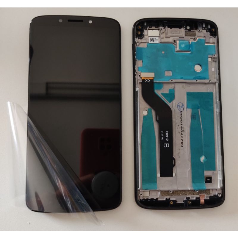 Tela frontal completo touch e display Moto E5 plus xt 1924 original com aro | Shopee Brasil