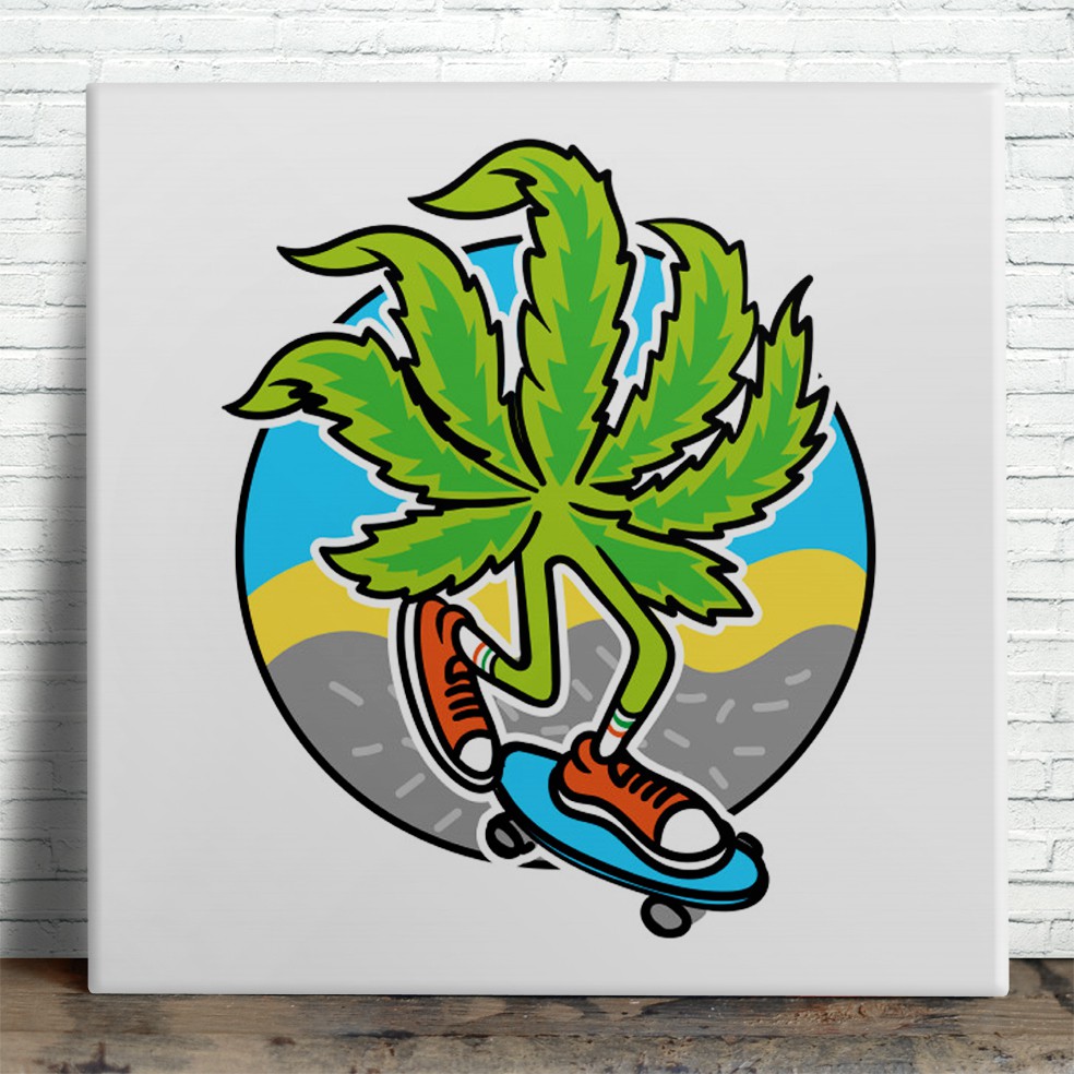 Quadro Decorativo Skate Hemp (Azulejo) | Shopee Brasil