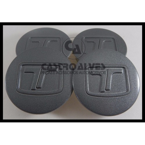Kit 4 Pçs Calota Tampa Miolo Centro Roda Ford Troller Grafite | Shopee ...