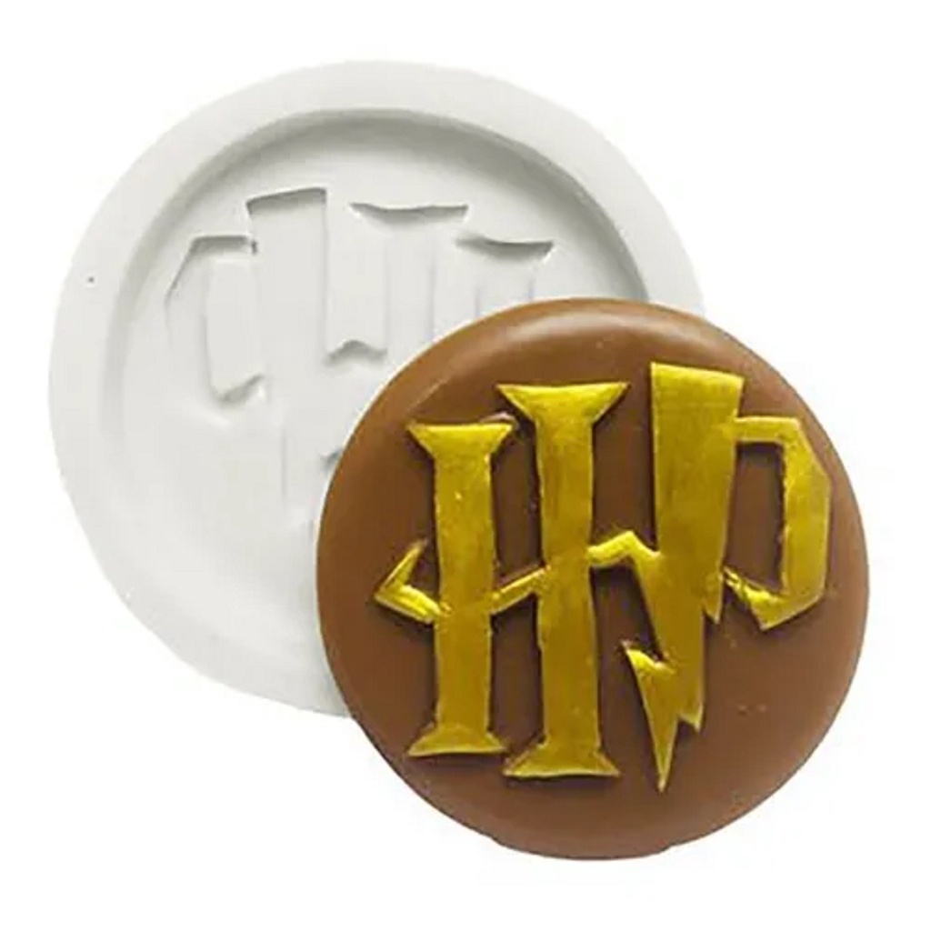 MOLDE DE SILICONE LOGO HARRY POTTER | Shopee Brasil