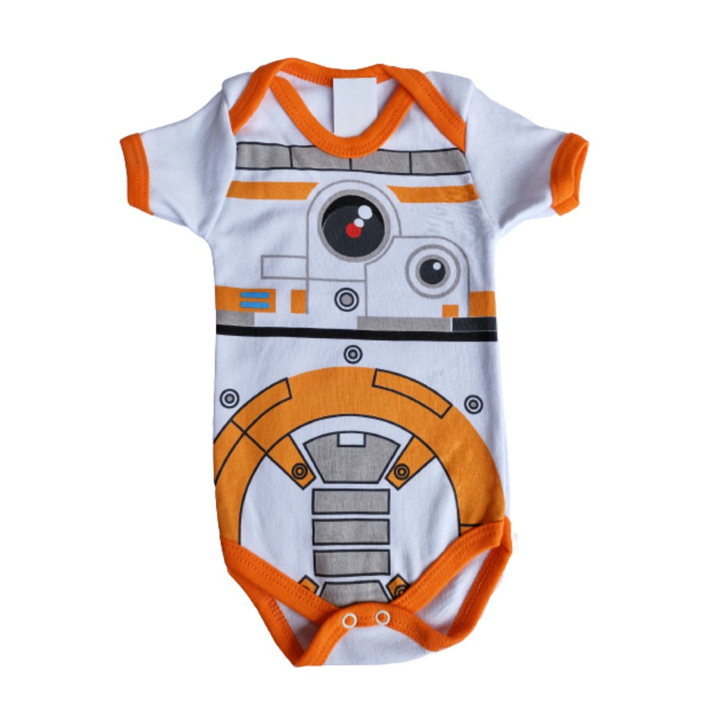 Body Bebê Star Wars Temático Mesversário BB8 | Shopee Brasil