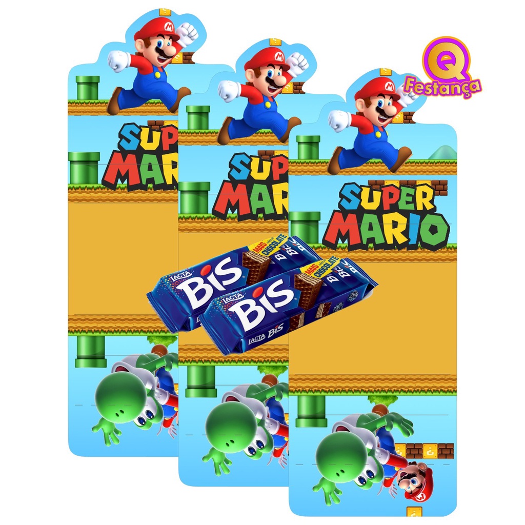 10 Porta Bis Duplo 3D Mario Bros | Shopee Brasil