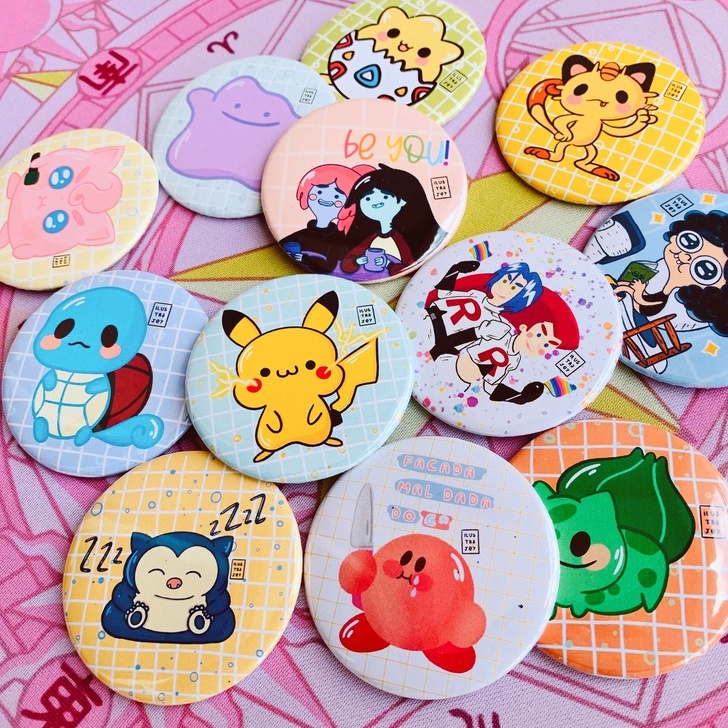 Bottons Fofos Variados | Shopee Brasil