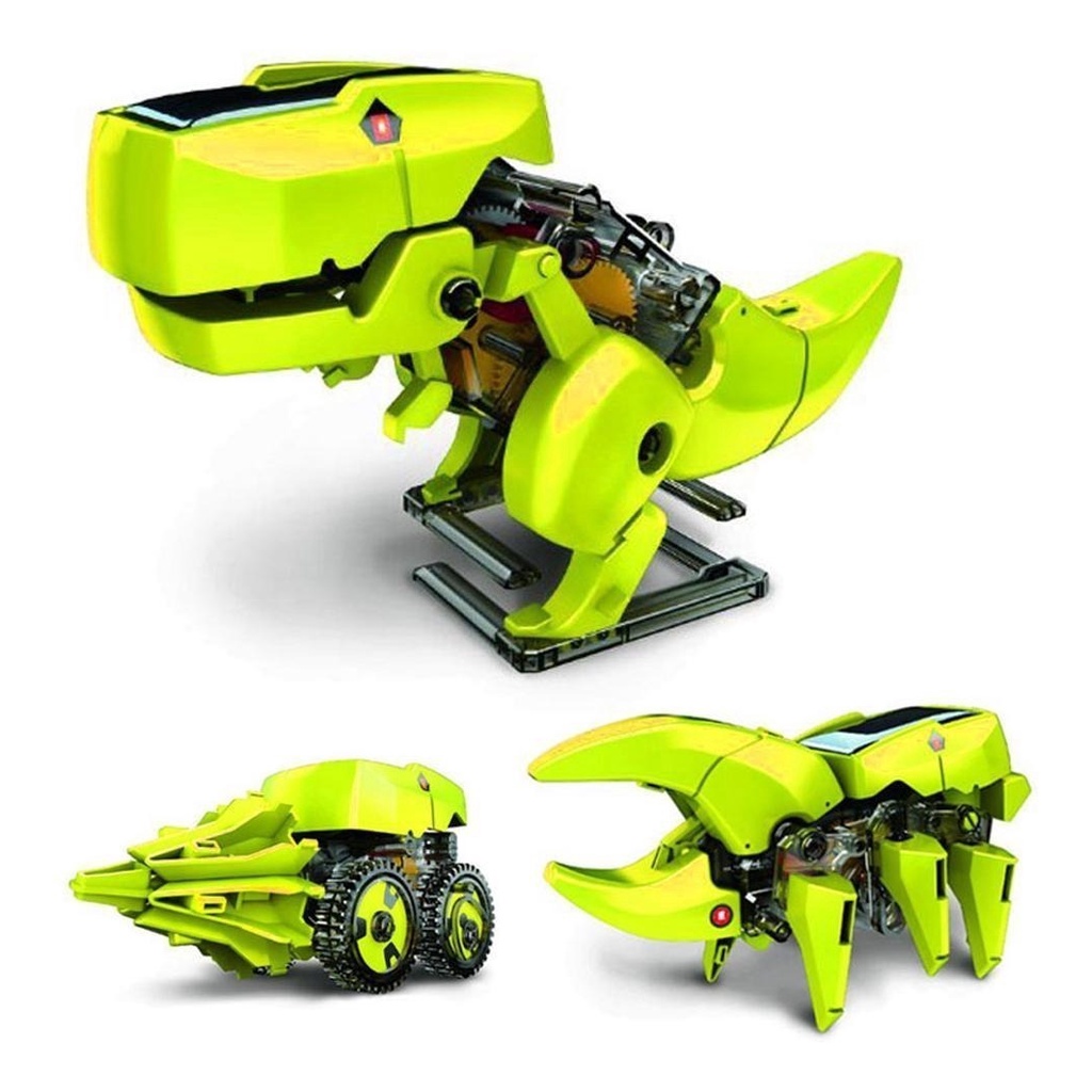 Kit Experimentos Robô Solar T3 3X1 T-Rex Fácil De Montar | Shopee Brasil