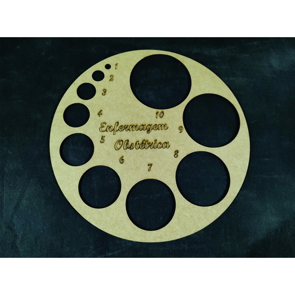 Régua Redonda de Dilatação para Cursos Enfermagem | Shopee Brasil